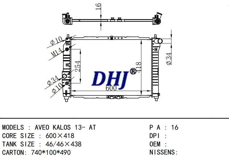 Products / DAEWOO-Auto Radiator,Car radiator,china Aluminum Radiator ...